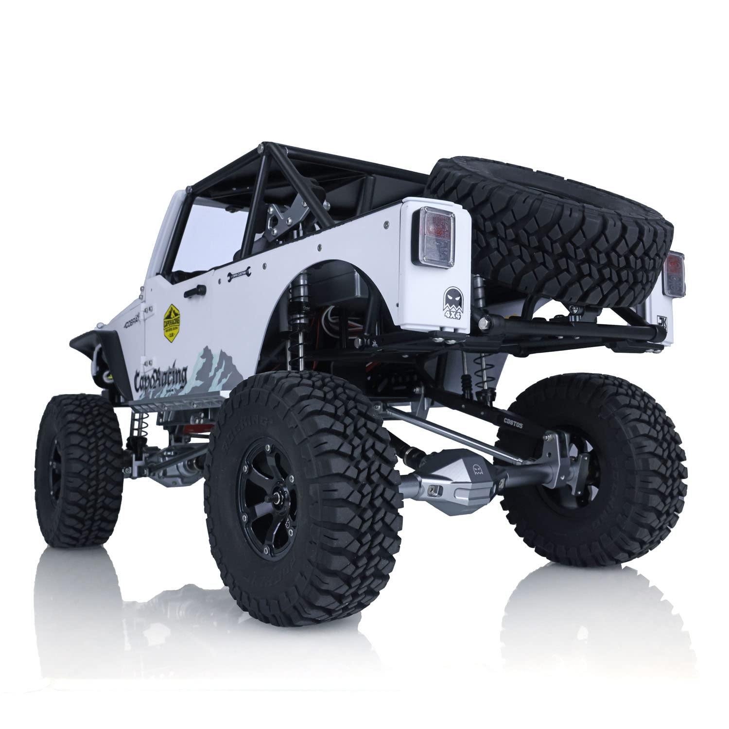 Capo JKMAX Metal Chassis 1/8 RC Crawler Car Assembled Model ESC Motor Radio GT5