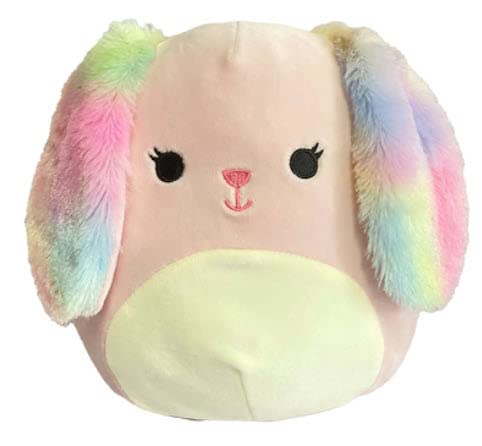 Squishmallows Official Kellytoy Easter Squad Squishy Soft Plush Toy Animal (8 Inch, Bop Bunny (Fuzzy Ears))
