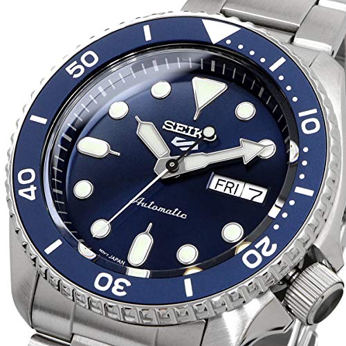 Seiko SRPD51 5 Sports Men's Watch Silver-Tone 42.5mm Stainless Steel