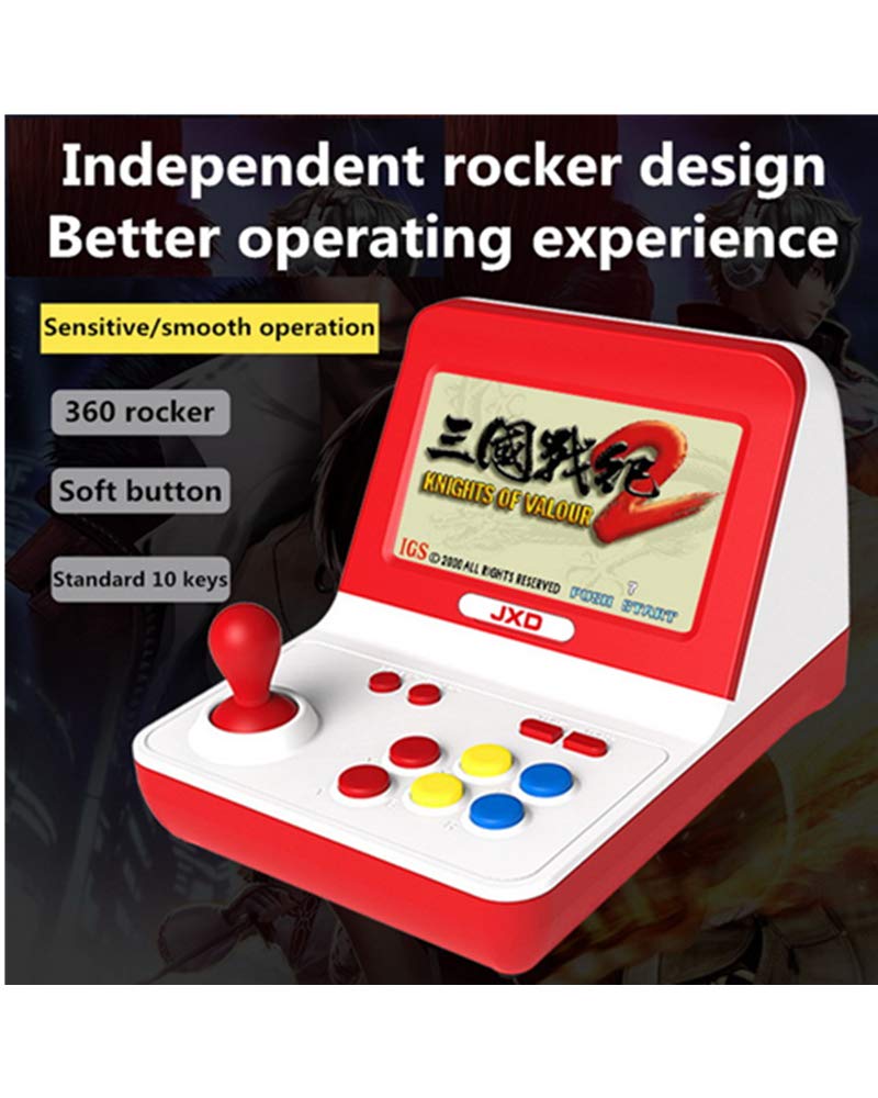 New JXD classic nostalgia big rocker retro Multiplayer mini arcade console Dual-core 32GB build in 9000 games more than 10 simulators such as mame/CPS/arcade mp3 mp4