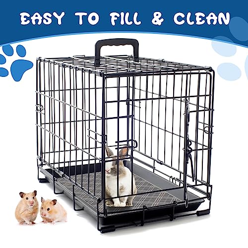 FAWAIKTU 2 Pack Guinea Pig Cage Liners, 47" X 24" Guinea Pig Bedding Reusable Rabbit Bedding, Absorbent Pet Cage Liners for Small Animals Cages Hamster Rat Rabbit Guinea Pig (Grey)