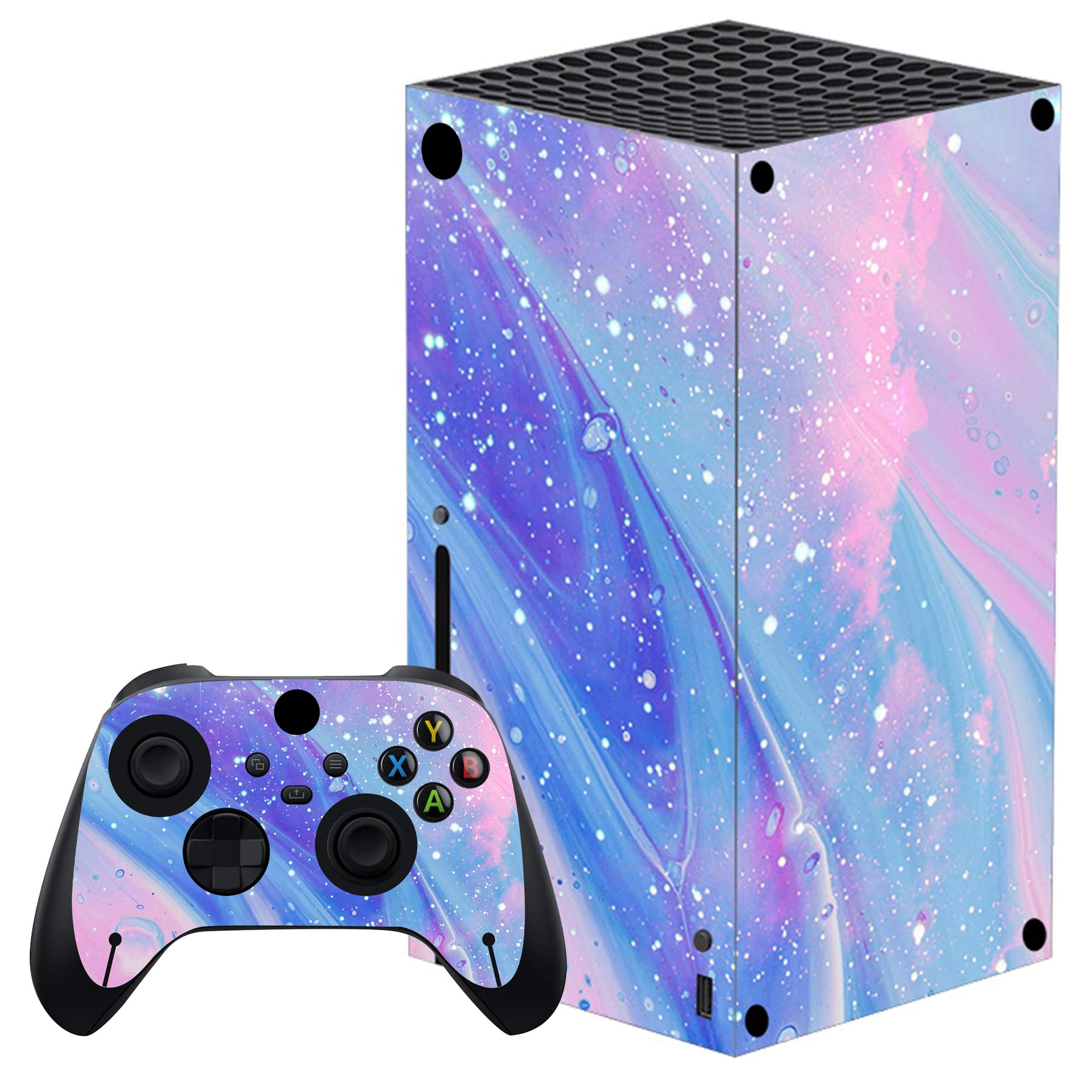 PlayVital Fantasy Trip Custom Vinyl Skins for Xbox Series X, Wrap Decal Cover Stickers for Xbox Series X Console Controller