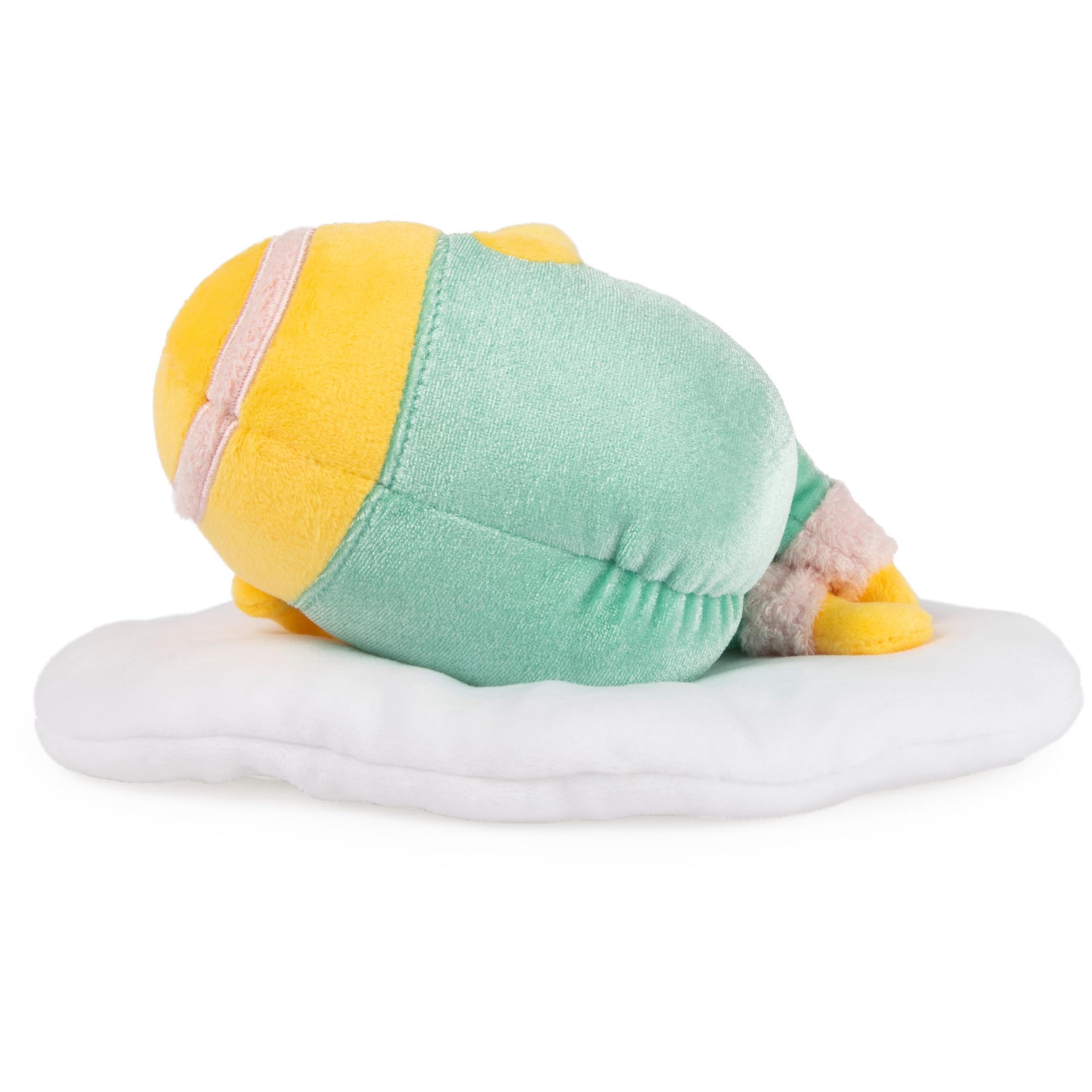 GUND Sanrio Gudetama The Lazy Egg Stuffed Animal, Eggercise Gudetama Kawaii Plushie, Plush Toy for Ages 8 and Up, 5”
