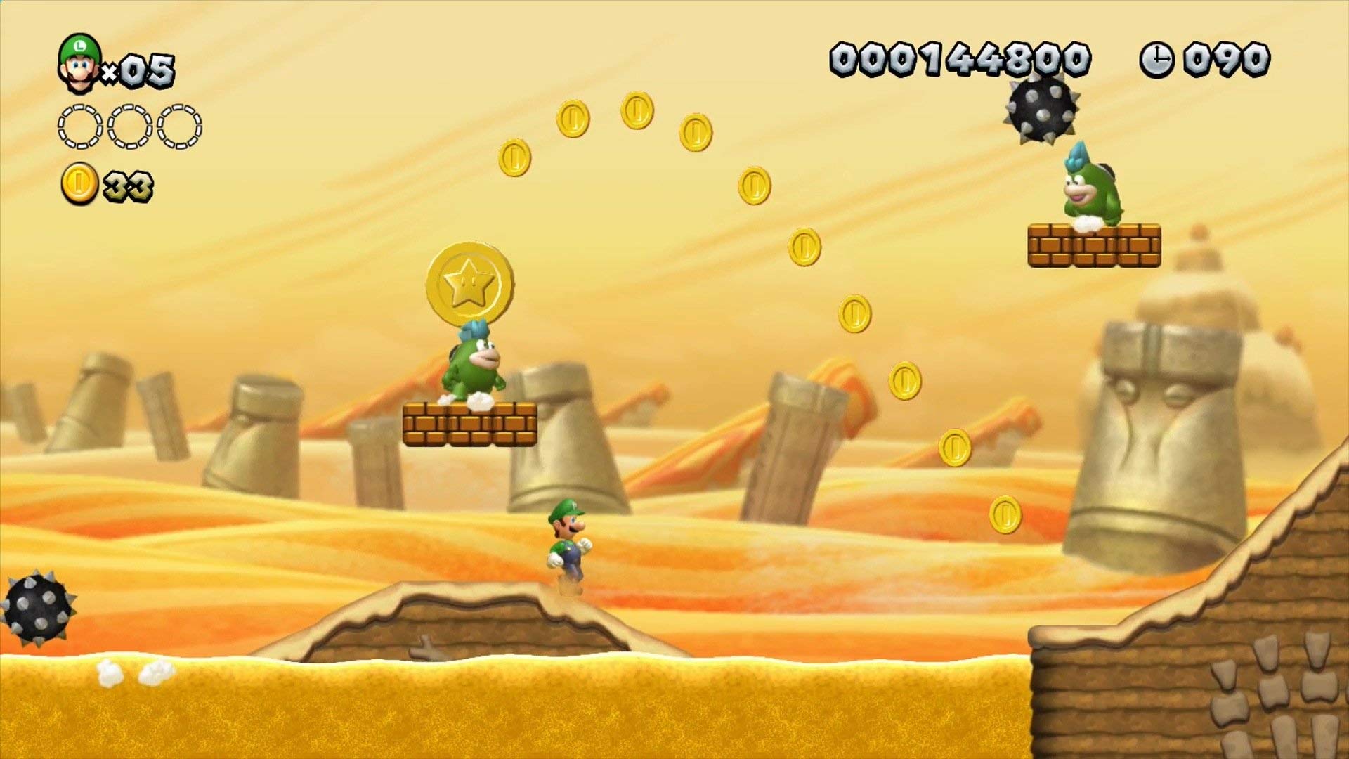 New Super Mario Bros. U + New Super Luigi U - Wii U (Renewed)