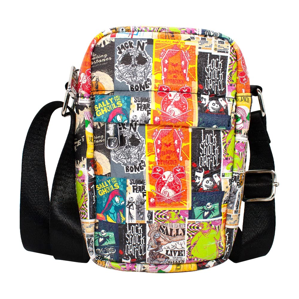 Buckle Down Crossbody Bag, Nightmare Before Christmas