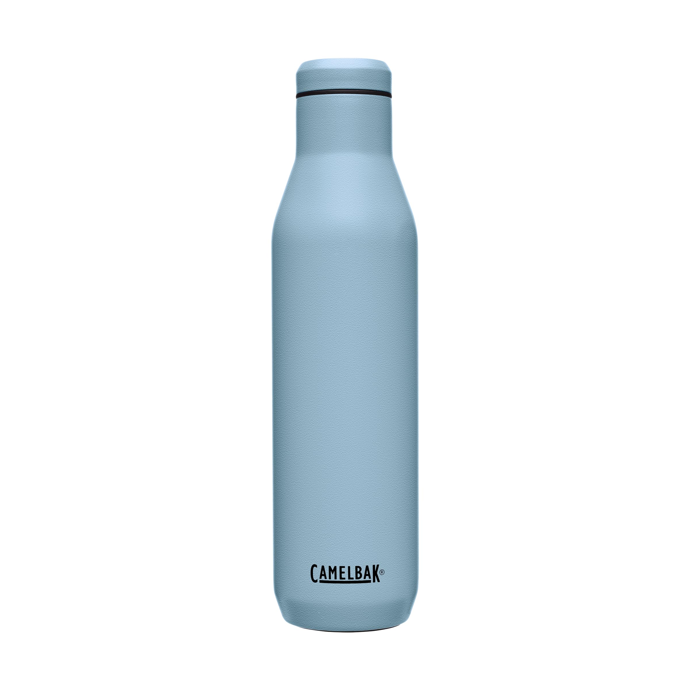 CamelBak Horizon 25oz Water Bottle - Insulated Stainless Steel - Wine Compatible - Leak Proof - Dusk Blue