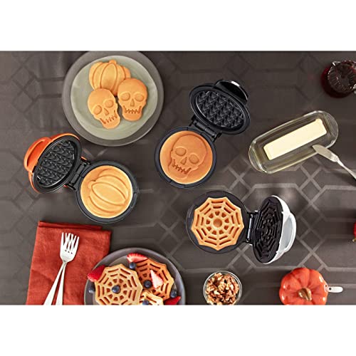 SPIDERWEB MINI WAFFLE MAKER (White)
