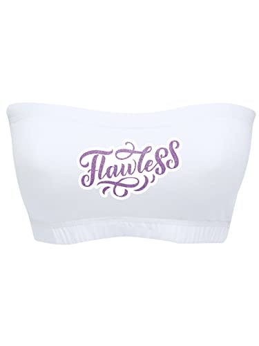 D'chica Cotton Girls Strapless Bandeau Tube Bras, Non-Padded, Regular Fit, Seamless Full Coverage, Soft, Comfortable & Stretchable Bra for Teens - Pack of 5 (16-18 Years)
