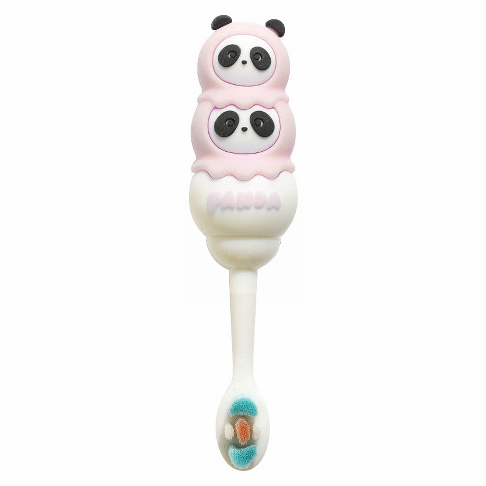 Children's Soft Bristles Toothbrush with Cute Panda Handle, Designed for Delicate Teeth & Gums for Children 2 Years & Up, Manual Toothbrushes Training Toothbrush for Toddler Oral Care