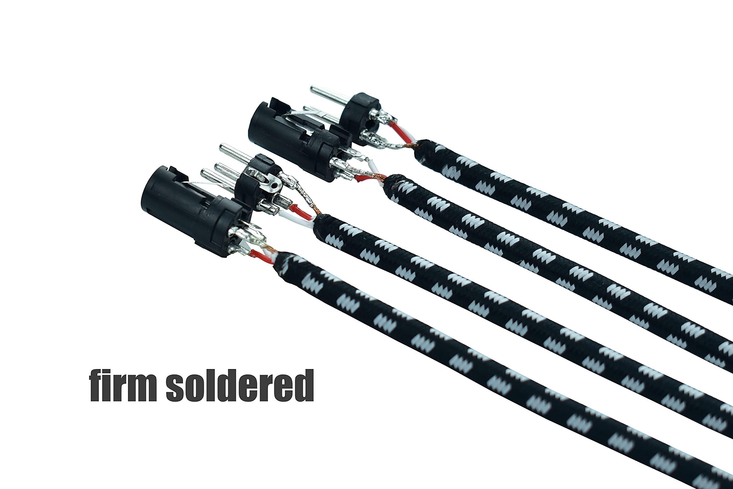 Mugteeve Short XLR Microphone Cables 3.3FT, Heavy Duty 3pin Balanced XLR Male to Female Mic Audio Cable, Nylon Braided, OFC Shielded, for Mixer Speaker Patch Cable, 2Pack