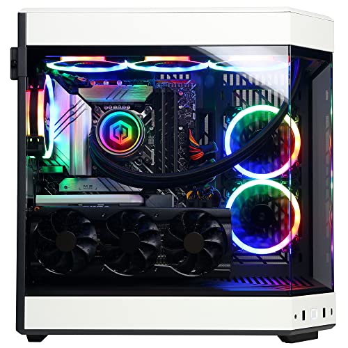 CyberPowerPC Gamer Xtreme VR Gaming PC, Intel Core i9-13900KF 3.0GHz, GeForce RTX 4070 Ti 12GB, 16GB DDR5, 1TB NVMe PCIe SSD, WiFi Ready & Windows 11 Home (GXiVR8080A34), White