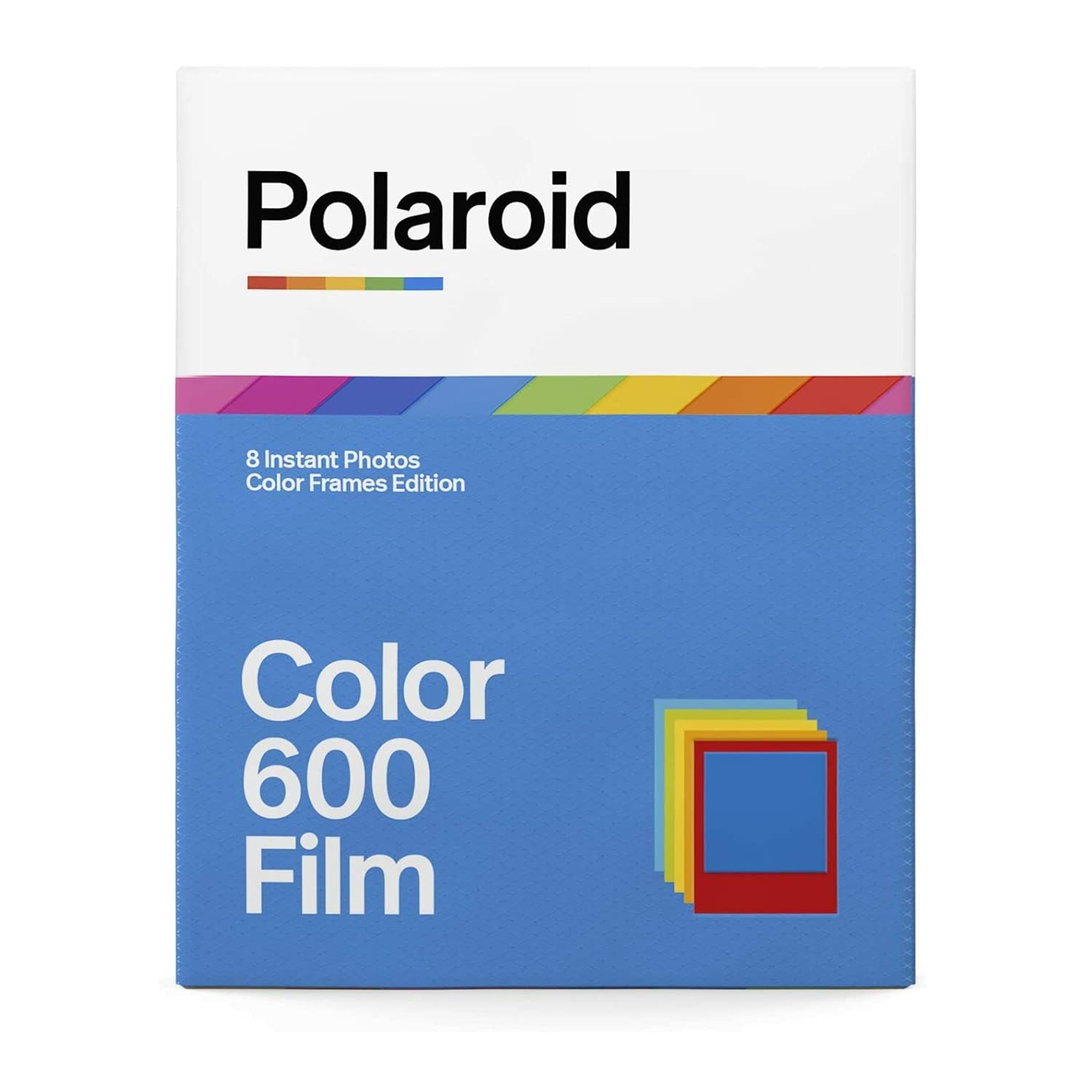 Polaroid 600 Instant Camera (Arctic Blue) Bundle with Polaroid Originals Color Instant Film for 600 Cameras (8 Exposures) and Film Accessories (3 Items)