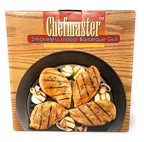 Chefmaster 13-Inch Smokeless Stovetop Barbecue Grill