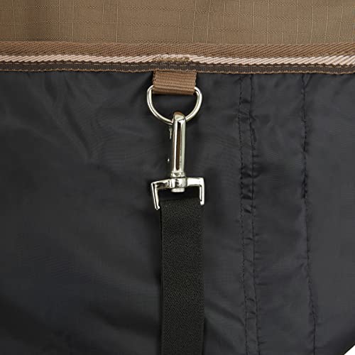 HORZE Glasgow Lightweight Waterproof Horse Turnout Blanket (100g Fill) - Cocoa Mocha - 75 in