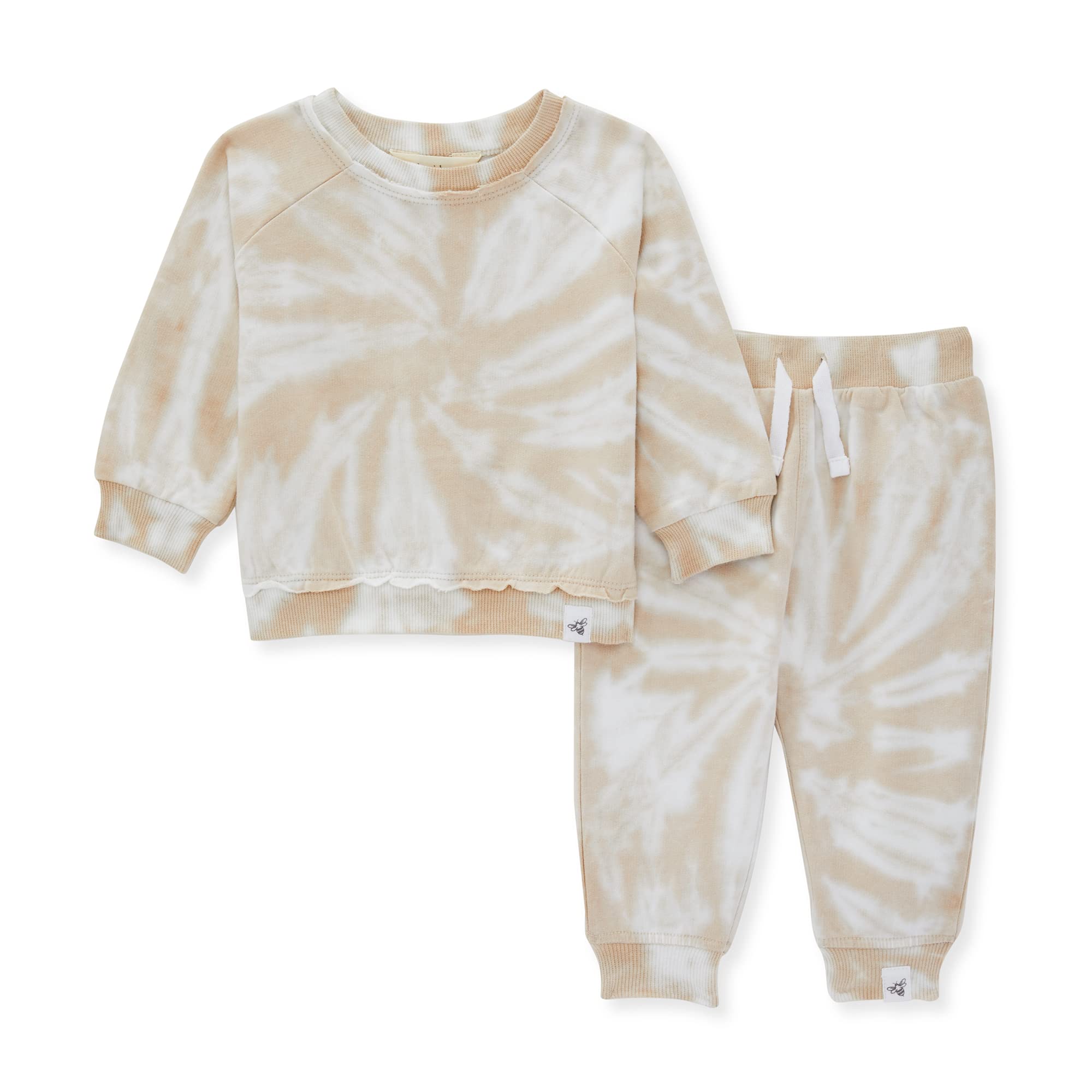 Burt's Bees Baby Baby Boys' Shirt and Pant Set, Top & Bottom Outfit Bundle, 100% Organic Cotton