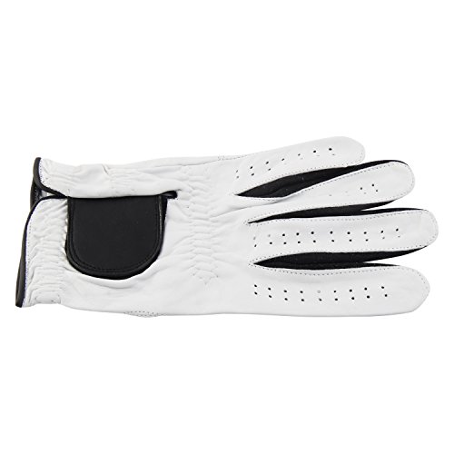 Birsppy AWEHIRU CABRETTA Leather Men Golf Gloves Compression FIT Design Extra Grip Breathable Ultralight (Small)
