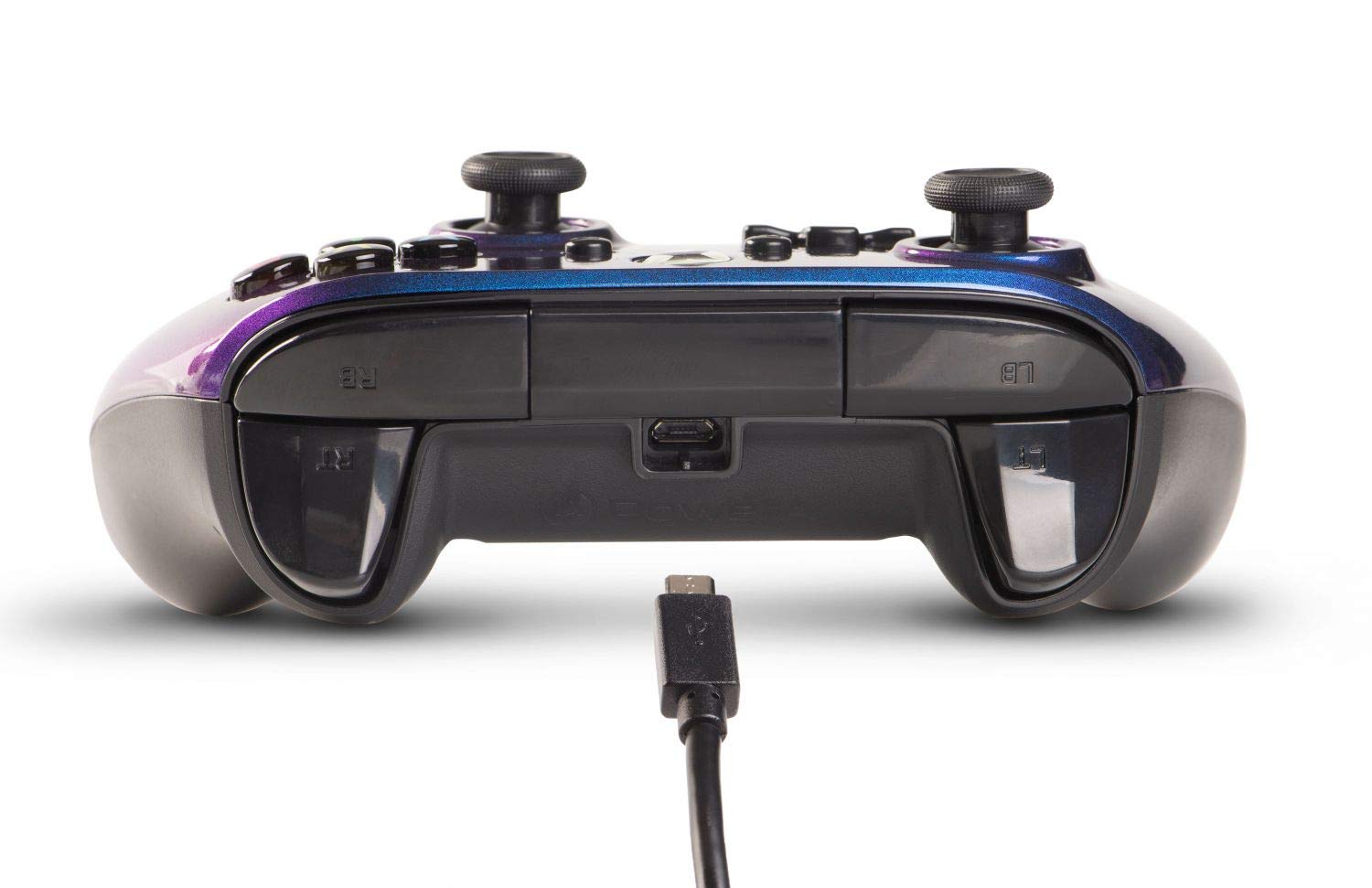 PowerA Enhanced Wired Controller for Xbox One - Cosmos Nebula, gamepad, wired video game controller, gaming controller, Xbox One, works with Xbox Series X|S