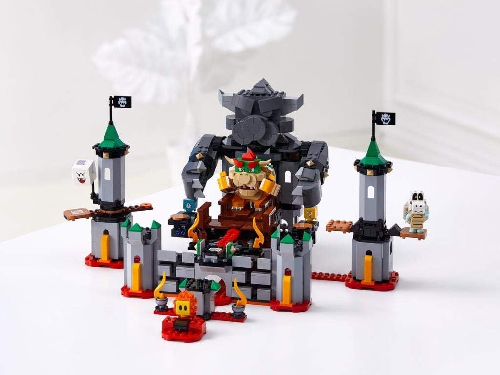 LEGO Super Mario Bowser’s Castle Boss Battle Expansion Set 71369 Building Kit; Collectible Toy for Kids to Customize Their Super Mario Starter Course (71360) Playset (1,010 Pieces)