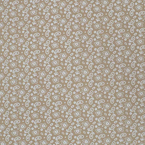 iNee Light Coffee Fat Quarters Fabric Bundles, Quilting Sewing Fabric, 18 x 22 inches,(Light Coffee)