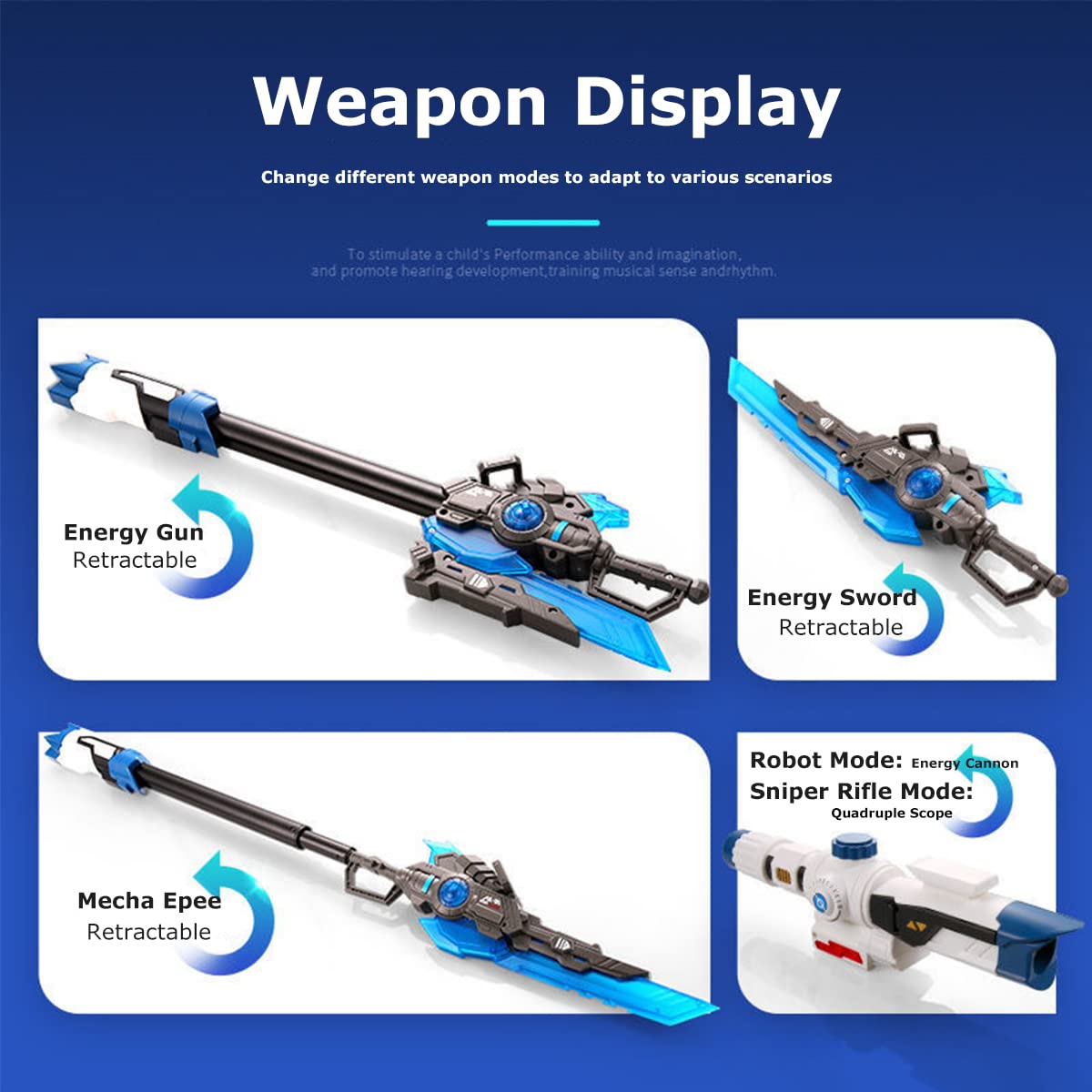 NBK Deformation Robot Toy King of Sniper Rifle Action Figure Oversized Deformed Original Gift for Kids Adults