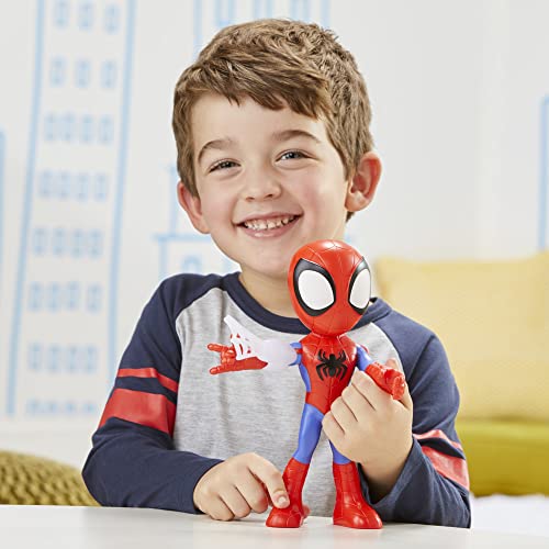 Marvel Spidey and His Amazing Friends Spiderman Action Figure with Web Shooter Accessory 22cm