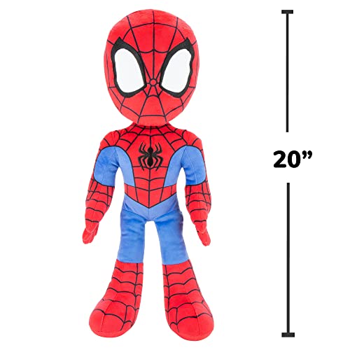 Marvel Spidey and His Amazing Friends Spidey Cuddle Plush - 20-Inch Ultra Soft Spidey Plush - Toys Featuring Your Friendly Neighborhood Spideys