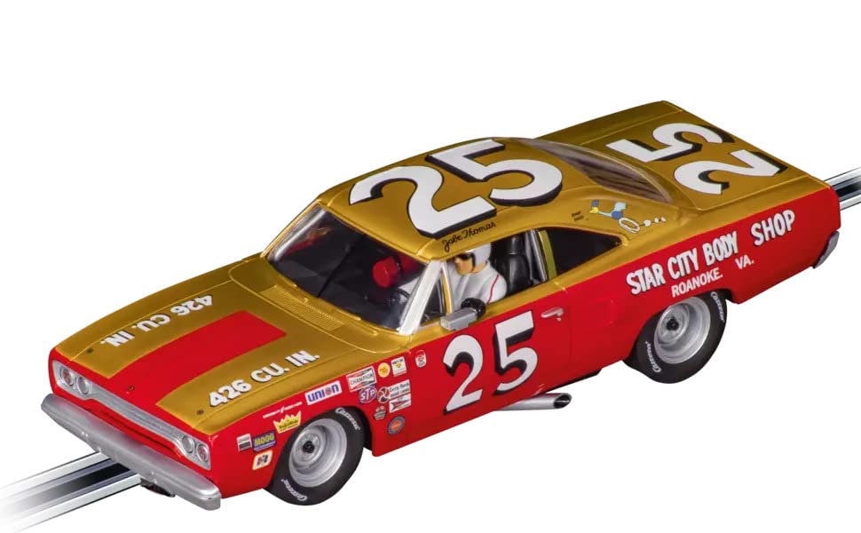 Carrera 27728 Plymouth Roadrunner No.25 1:32 Scale Analog Slot Car Racing Vehicle Evolution Slot Car Race Tracks