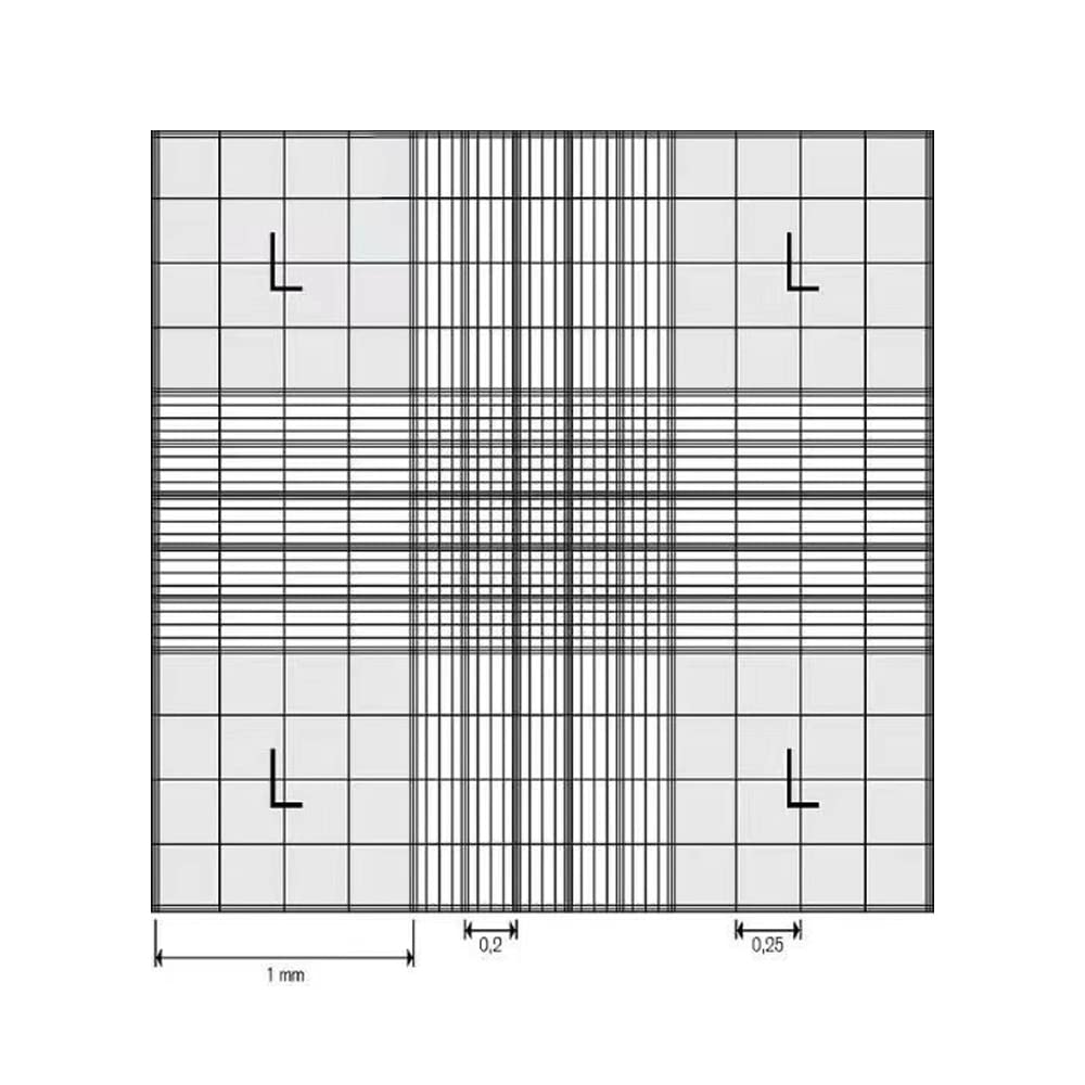 Cell Counting Chamber,Improved Neubauer Hemocytometer with Bright Line and 2 pcs Cover Glass