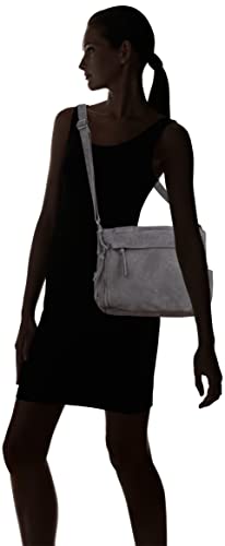 Bueno of California Smooth Faux Leather Shoulder, Grey