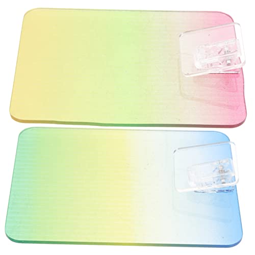 EXCEART Rubber Cutting Board 6 Pcs Plate Clamp Exam Paper Clips File Clipboards Document Holder Business Office Plastic Test Paper Holder Office Supplies Clipboards Clipboard for Office