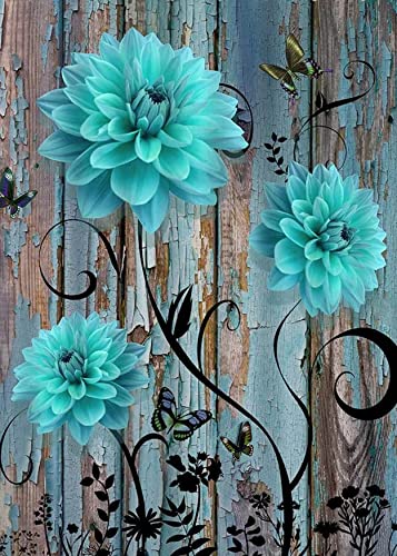 DAICHEL Cross Stitch Kits for Adults - Stamped Crossstitching Kits Preprinted 11 Count Cross-Stitch Kit for Beginner, 11CT Prestamped Easy Pattern Needlepoint Kits Crafts for Decor 11.8x15.7inch