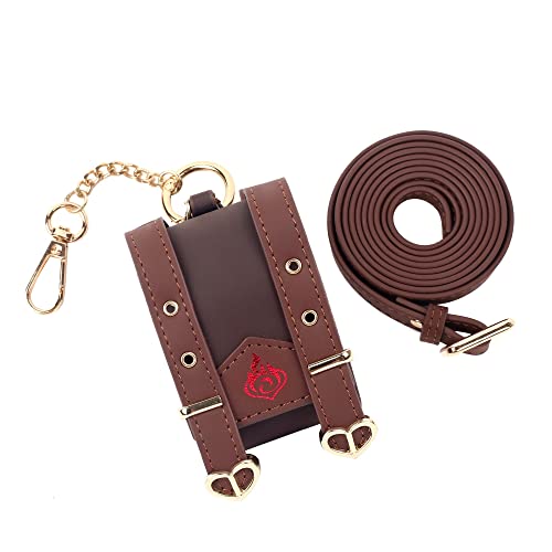 Game Genshin Impact Klee Backpack Earphone Case Protective Case for Airpods Pro Headphone Box with Key Chain (Klee Backpack Case) (Flame)