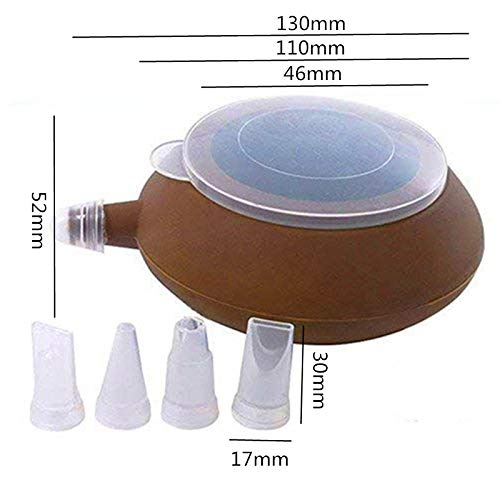 Cool Cook 48 Hole Macarons Silicone Mat Baking Mold Silicone Macaron Kit Pastry Baking Mat and Decorating Piping Pot with 4pcs Nozzles