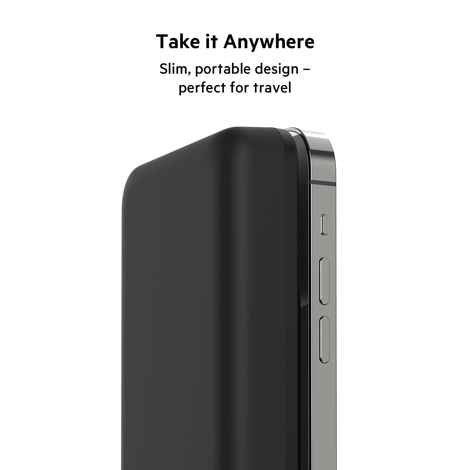 Belkin Wireless Portable Charger Power Bank with Magnetic Charging Compatible with MagSafe (10000 mAh)