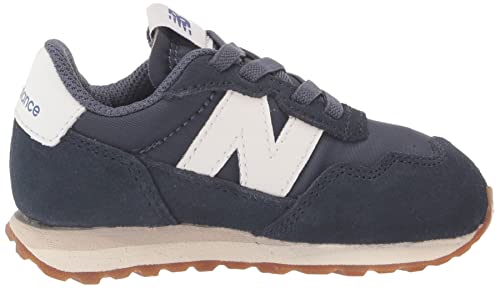 New Balance Kids 237 Bungee Sneaker, NATURAL INDIGO/MOONBEAM, 9 M Toddler (1-4 Years)