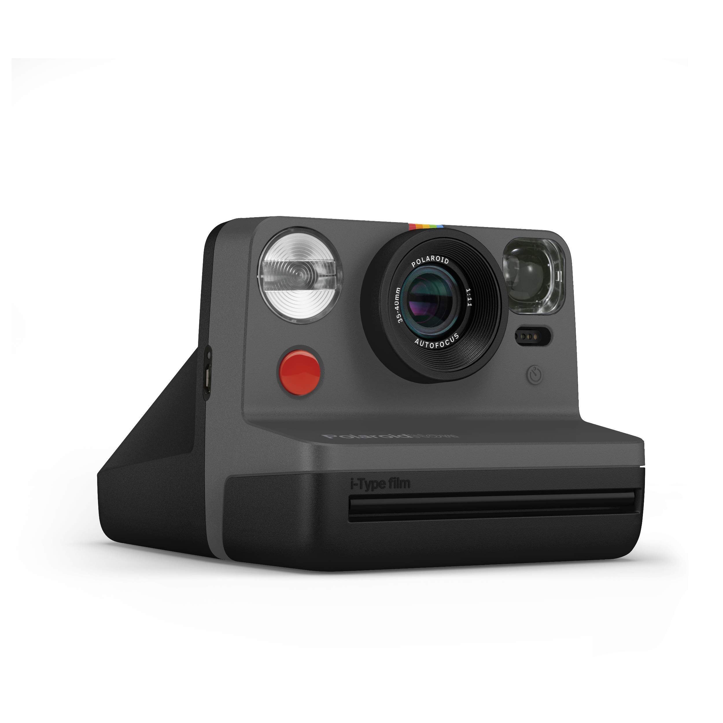 Polaroid Originals Now I-Type Instant Camera - Black (9028) (Renewed)
