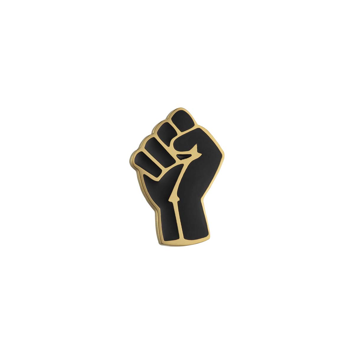 Black Lives Matter Pins-Black Raised Fist Lapel Pin-BLM Pin-Black Power Pin (SN0016-3pcs(style5))