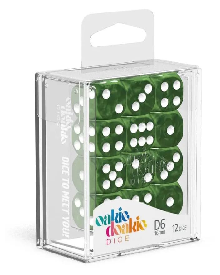 Oakie Doakie Dice Unisex's D6, 16mm Dice, Purple