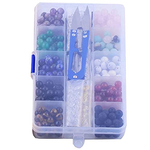 CZDYUF Ring Making Kit with 28 Colors Crystal Beads,1660 Pcs Crystal Jewelry Making Kit with Gemstone Chip Beads,