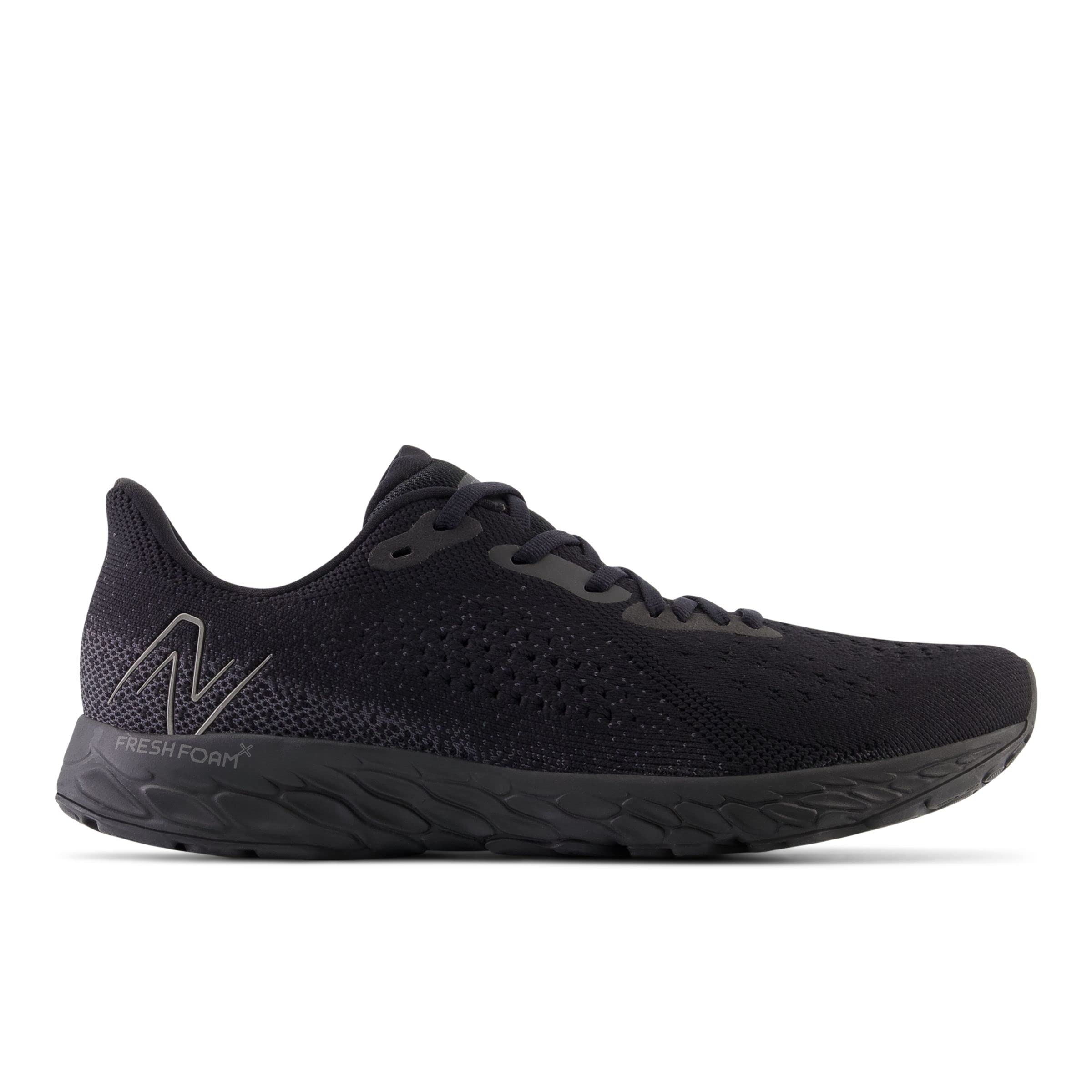 New Balance Men's Fresh Foam X Tempo V2 Running Shoe, Black/Phantom, 12