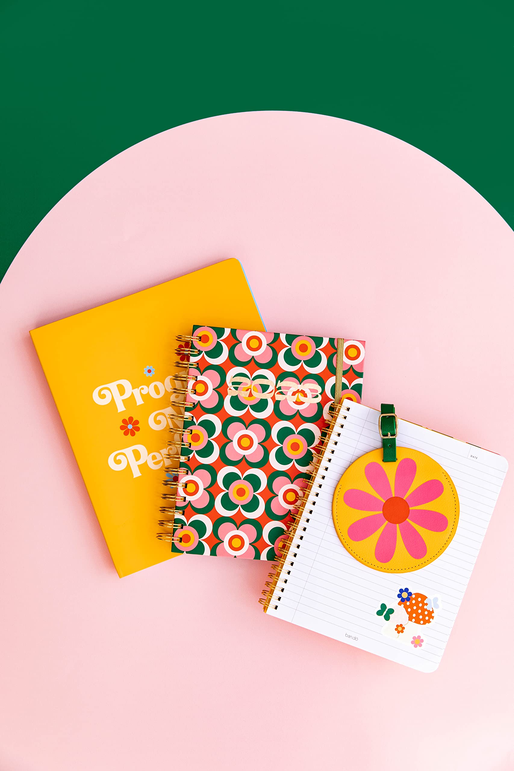 ban.do Undated Weekly Planner, To Do List Notebook with Stickers, Guided Wellness Journal, Daily Organizer for School or Office, Progress Not Perfection