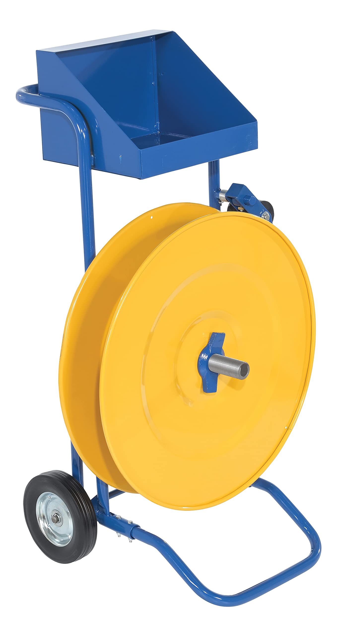 Vestil STRAP-PS-HD Steel Strapping Cart with Powder Coat Finish, 24-7/8" Width, 43" Height, 20-1/2" Depth