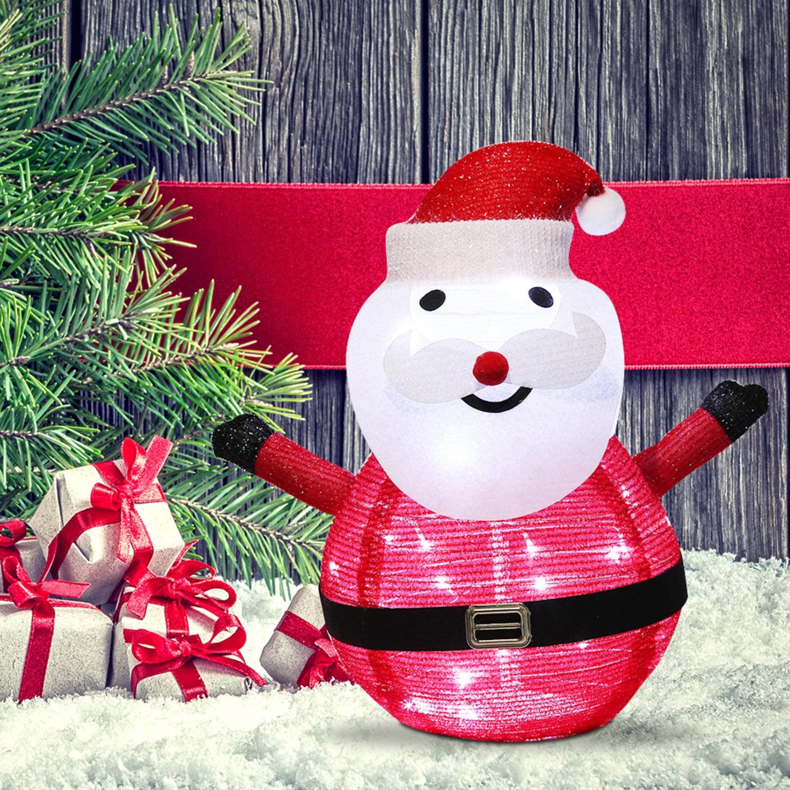 NC Outdoor Garden Decoration Christmas Snowman LED Lights Home Christmas Decorations Garden Landscape Lawn Lights