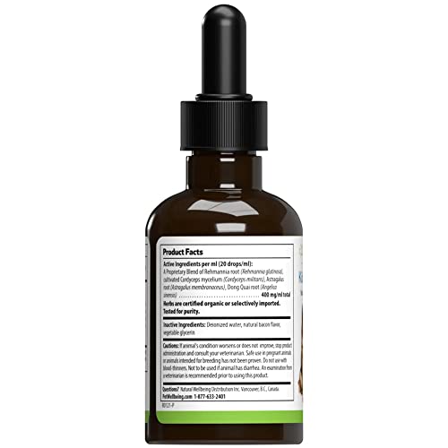 Pet Wellbeing Kidney Support Gold for Dogs - Vet-Formulated - Supports Healthy Kidney Function in Dogs - Natural Herbal Supplement 2 oz (59 ml)