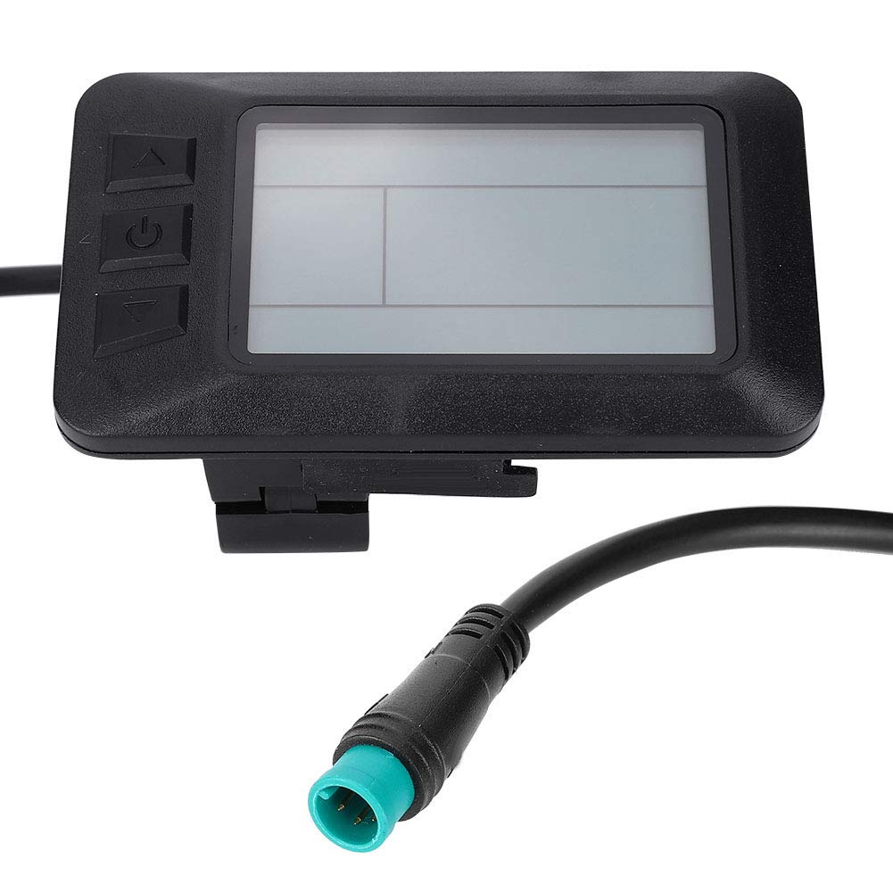 Bike Conversion LCD Instrument, LCD Display Used for E-Bike Kit with Waterproof Connector USB for Electric Bike E-Bike