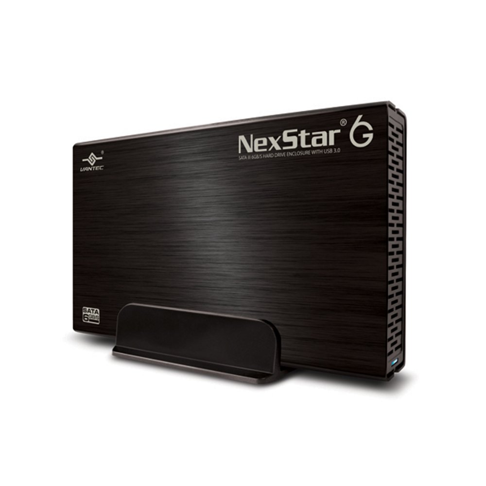 Vantec 3.5-Inch SATA 6GB/s to USB 3.0 HDD Enclosure, Black (NST-366S3-BK)