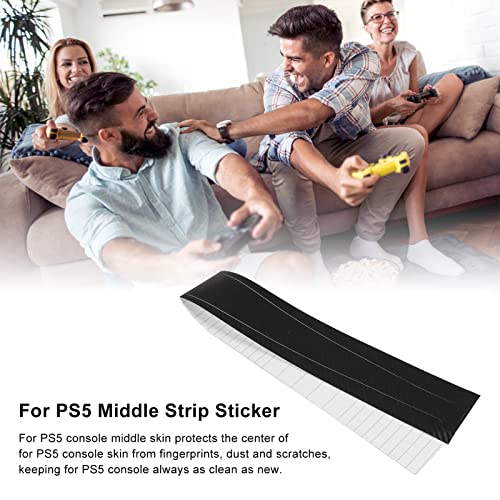 Center Console Skin, Scratchproof and Dustproof Center Console Sticker Keep Clean for Optical Disc Editing Host (Carbon Fiber Black)