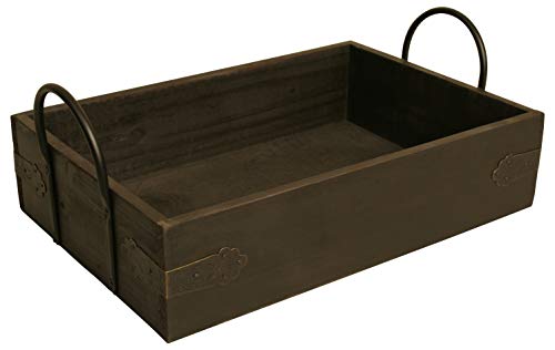 Wald Imports 8539/SM Wood Tray, 12 Inch, Brown