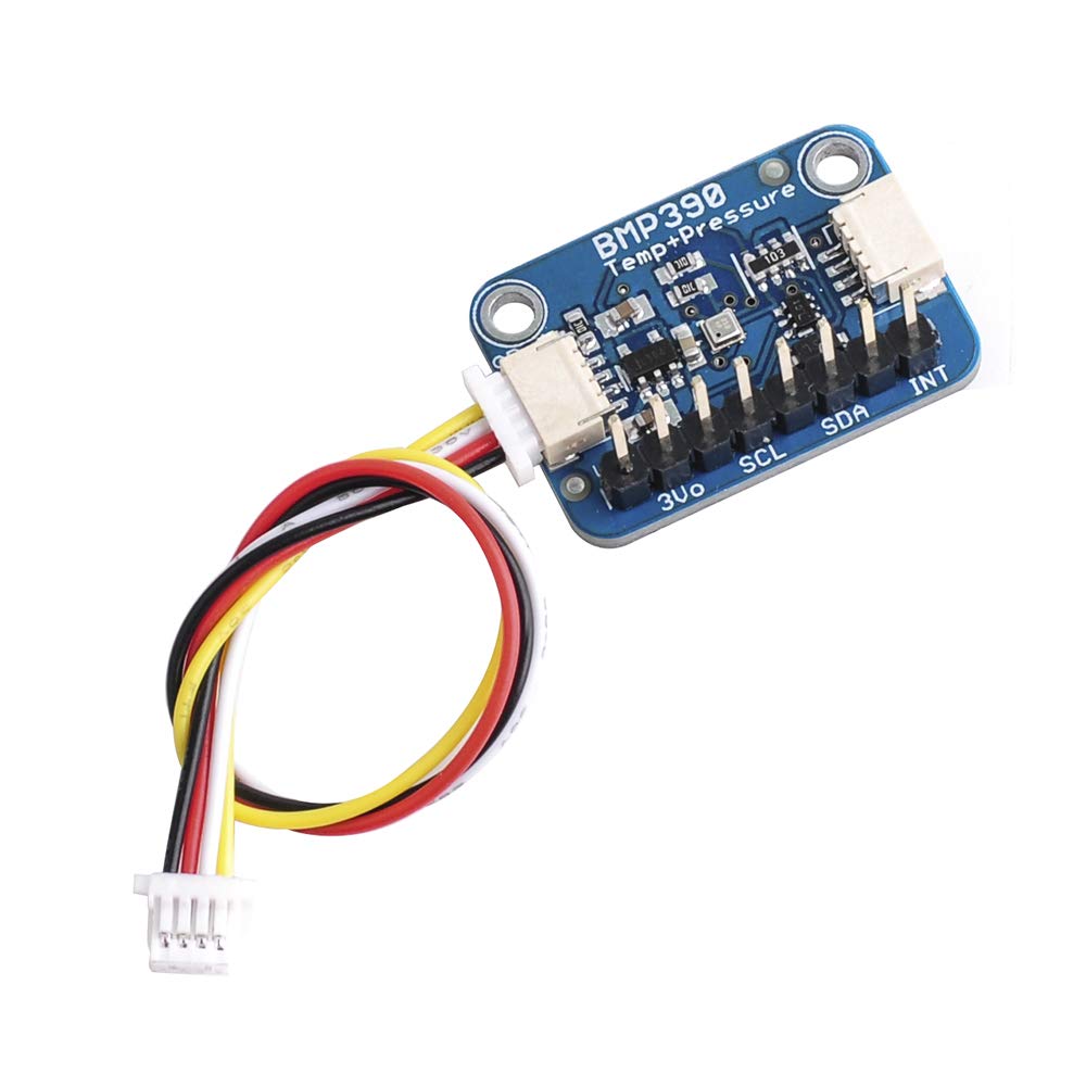 BMP390 Sensor + 1.3" Blue I2C OLED Display