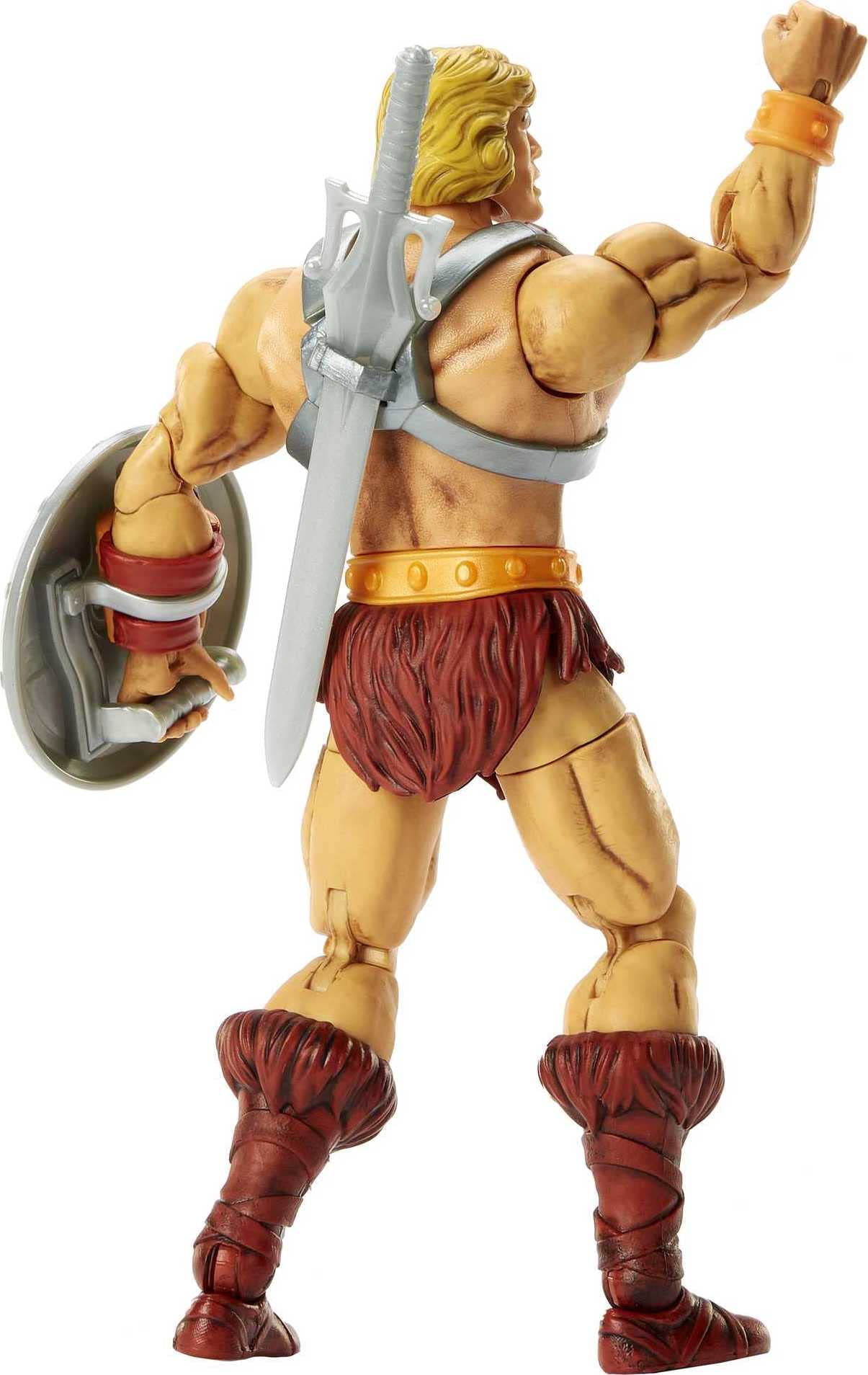 Masters of the Universe Masterverse He-Man Action Figure, 40th Anniversary Figure with Accessories, Motu Character Toy Collectible 